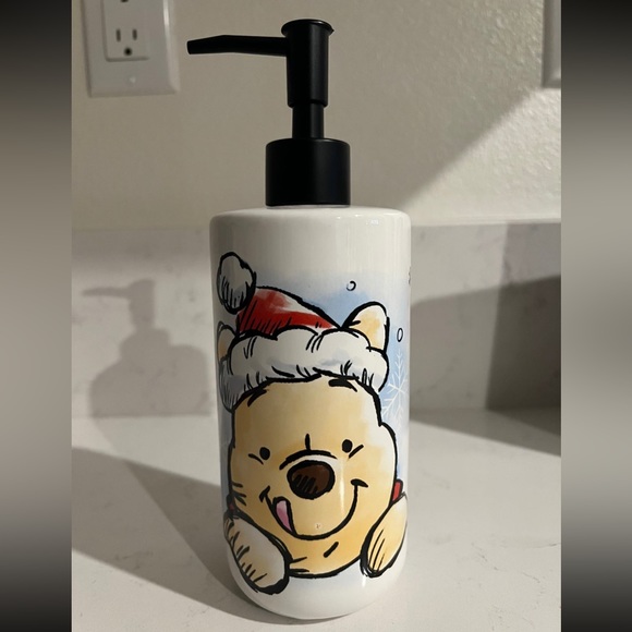 Disney | Bath | Disney Winnie The Pooh Christmas Winter Soap Dispener ...